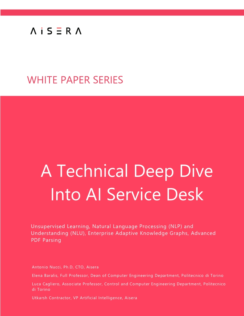 A Technical Deep Dive Into AI Service Desk
