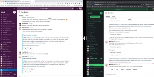 AI Service Desk & Slack