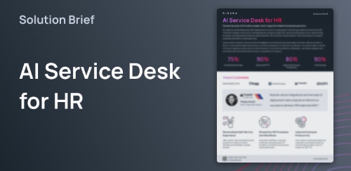AI Service Desk for HR