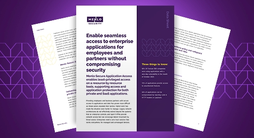 Menlo Secure Application Access